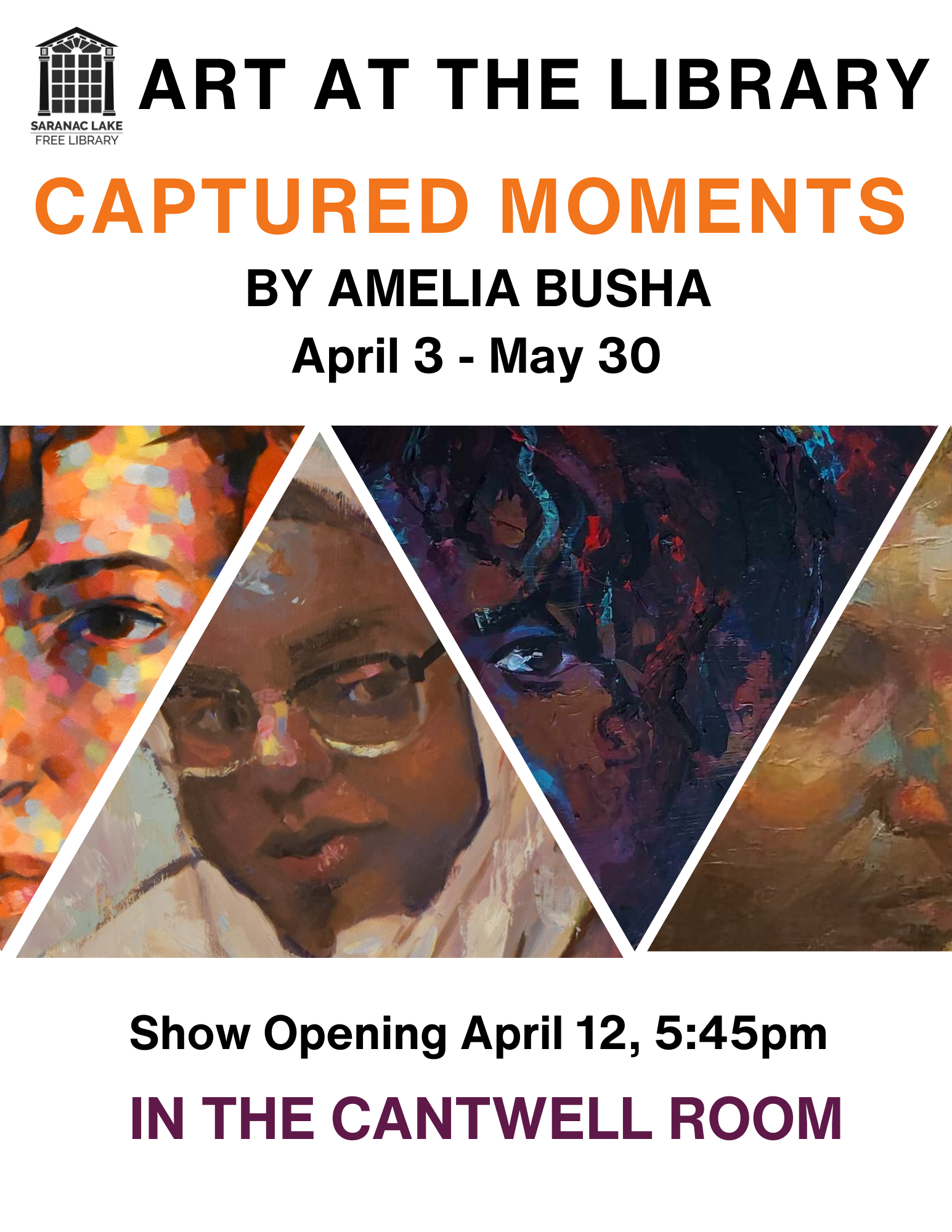 Cantwell Gallery Exhibit April & May: Captured Moments by Amelia Busha ...