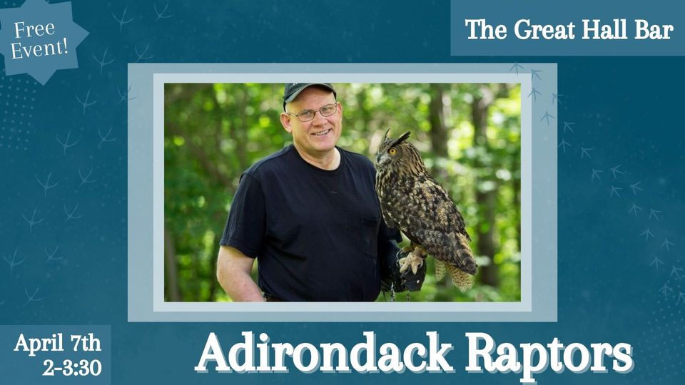 Adirondack Raptors in the Great Hall Bar | Saranac Lake, Adirondacks ...